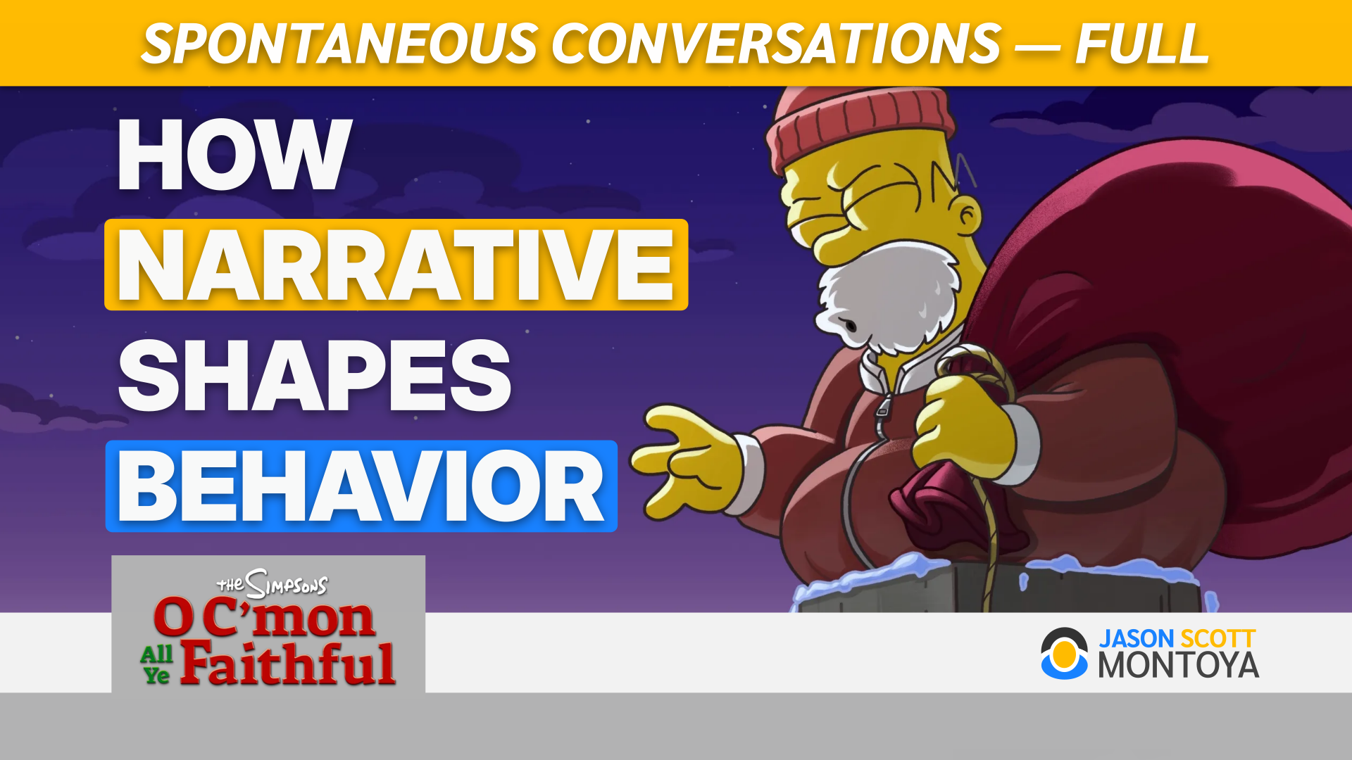 Discover How Story Shapes Your Actions with The Simpsons Christmas Special!